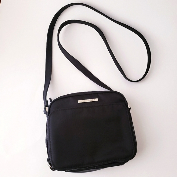 villager | Bags | Vintage Villager Black Nylon Crossbody Bag | Poshmark